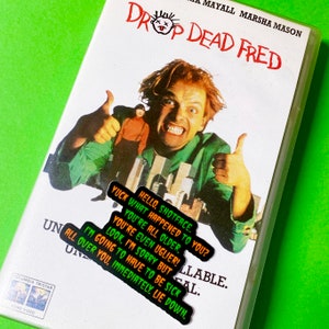 Drop Dead Fred - Drop Dead Fred Sticker - Snotface Sticker - Rik Mayall ...