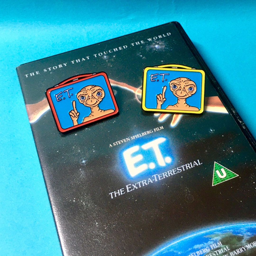 ET Pin - E.T. Enamel Pin - ET the Extraterrestrial - I'll Be Right Here ...