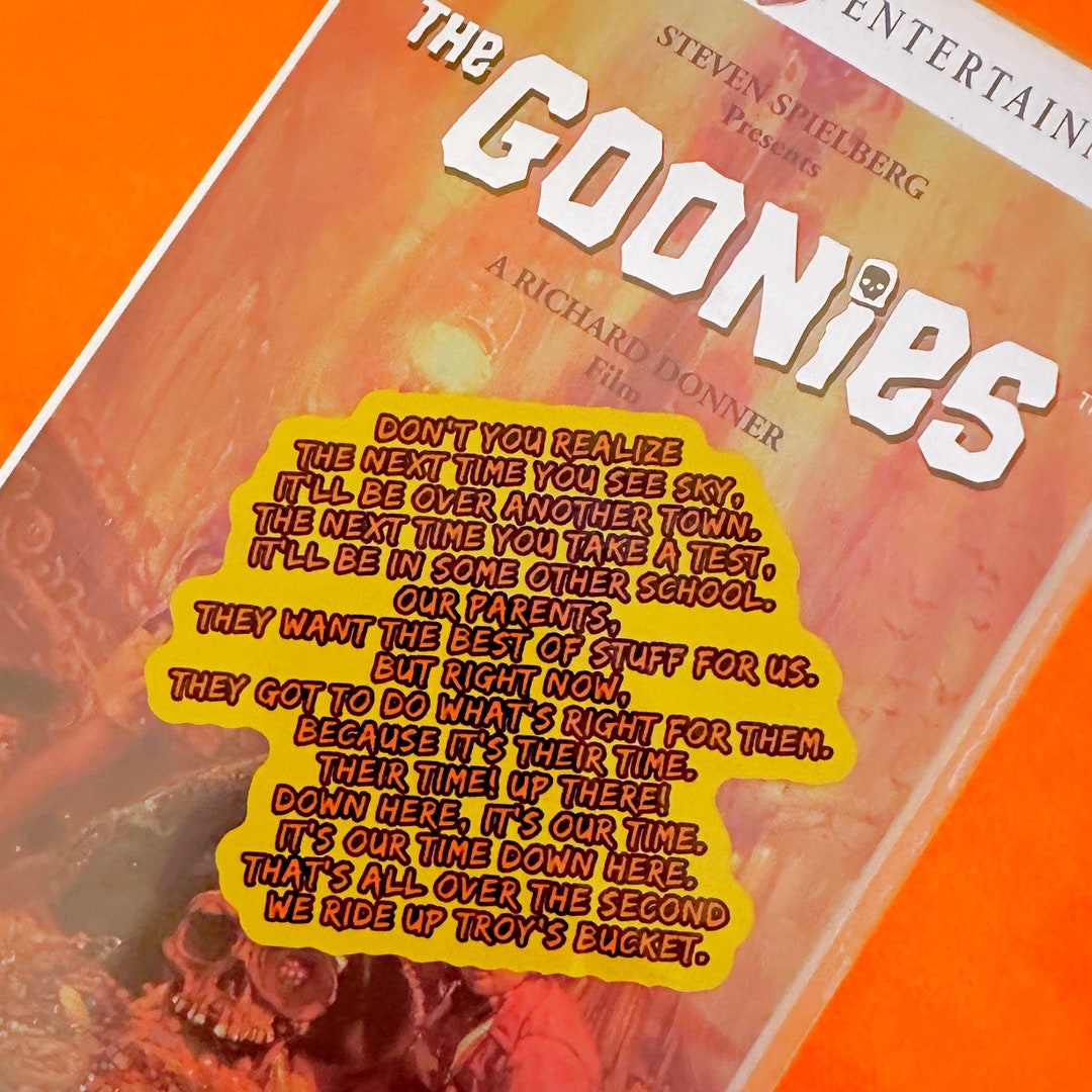 The Goonies Sticker - Goonies Movie Sticker - Goonies Fan - Goonies ...