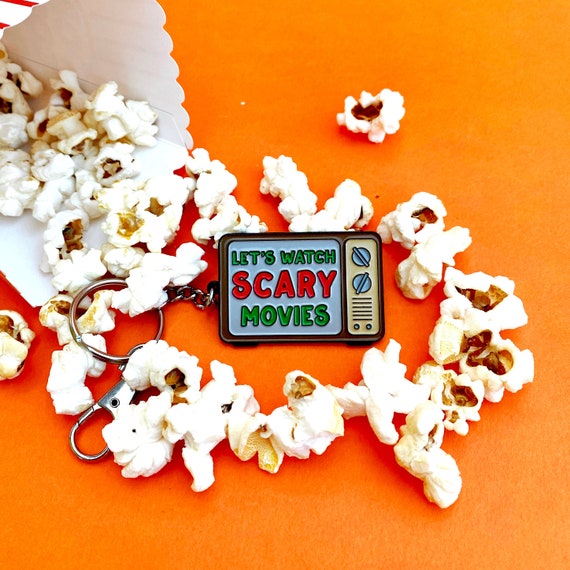 Scary Movie Scary Movie Keychain Let's Watch Scary | Etsy