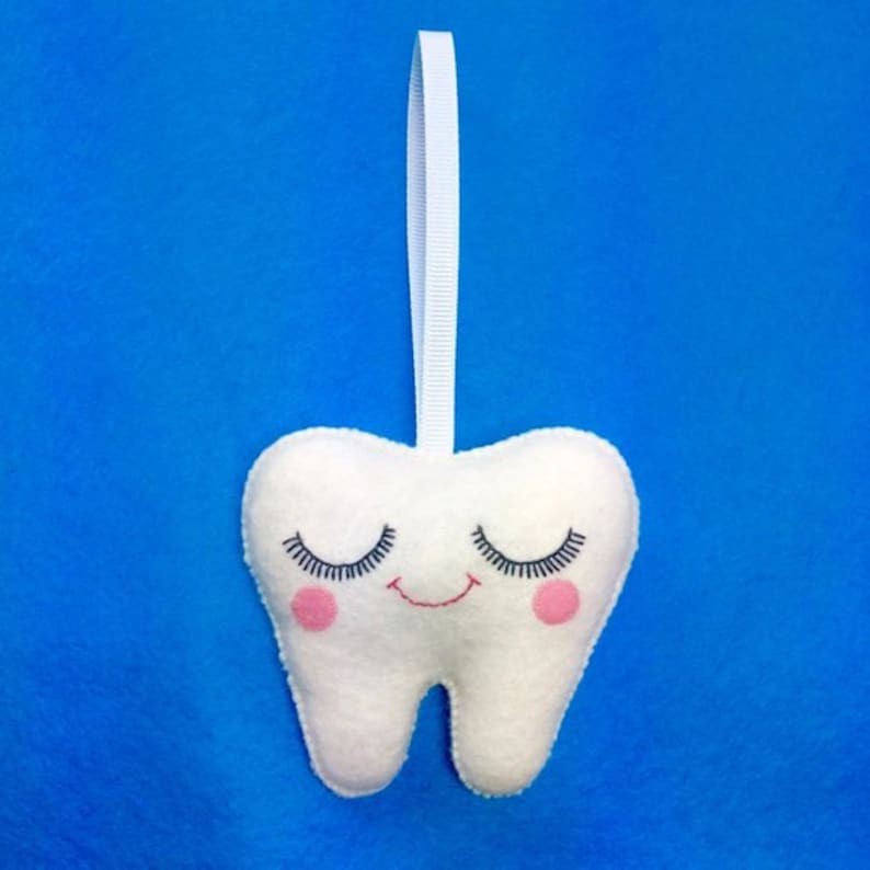 Tooth Decoration - Sweet Tooth Ornament - Dentist Gift - Tooth Dental ...