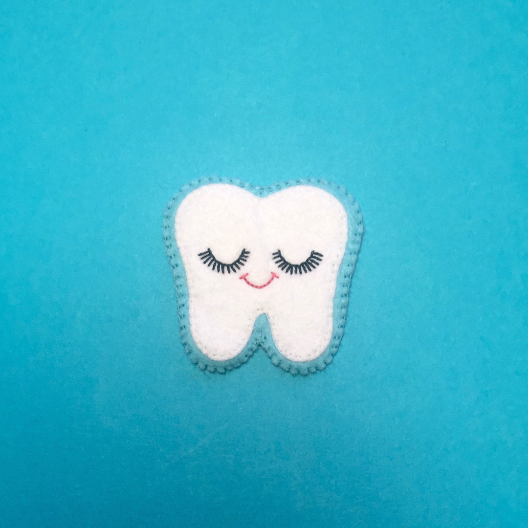 Tooth Patch - Embroidered Patch - Dentist Patch - Sewn on Patch - Sweet ...