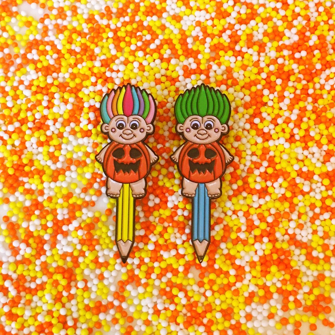 Halloween Troll Pin - Halloween Pins - Halloween Costume - Troll Pencil ...