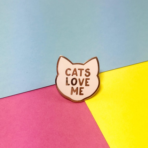 Cat Pin Cat Lady Pin Cat Pins Cat Brooch Cat Gifts | Etsy