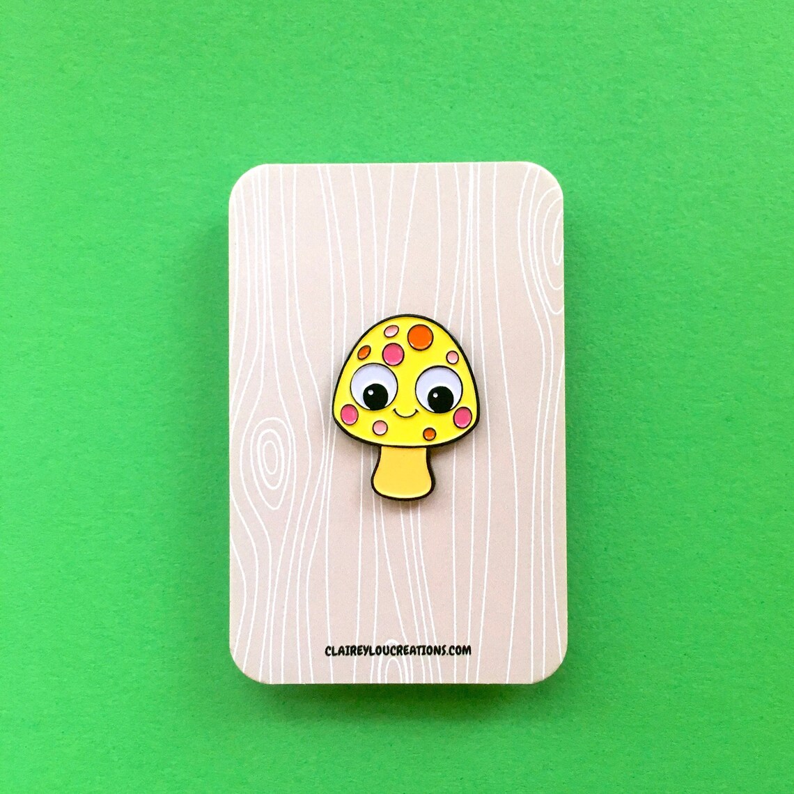 Mushroom Pin - Mushroom Enamel Pin - Fungi Toadstool Pin - Mycology Pin ...