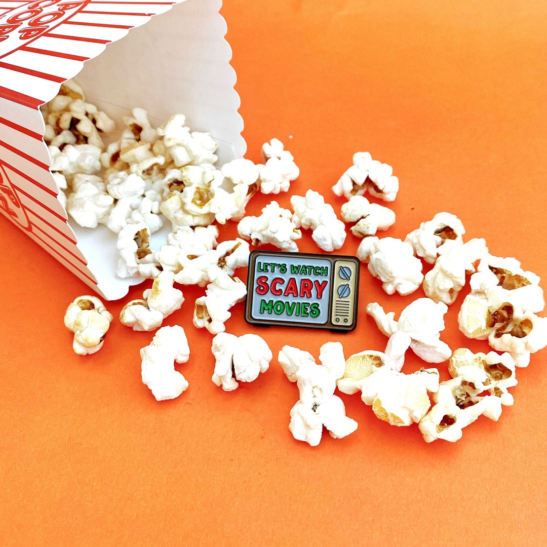 Scream Pin - Scary Movie Pin - Let's Watch Scary Movies - Creepy ...