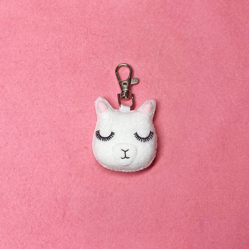 Alpaca Keychain Alpaca Bag Charm Cute Animal Keyring - Etsy