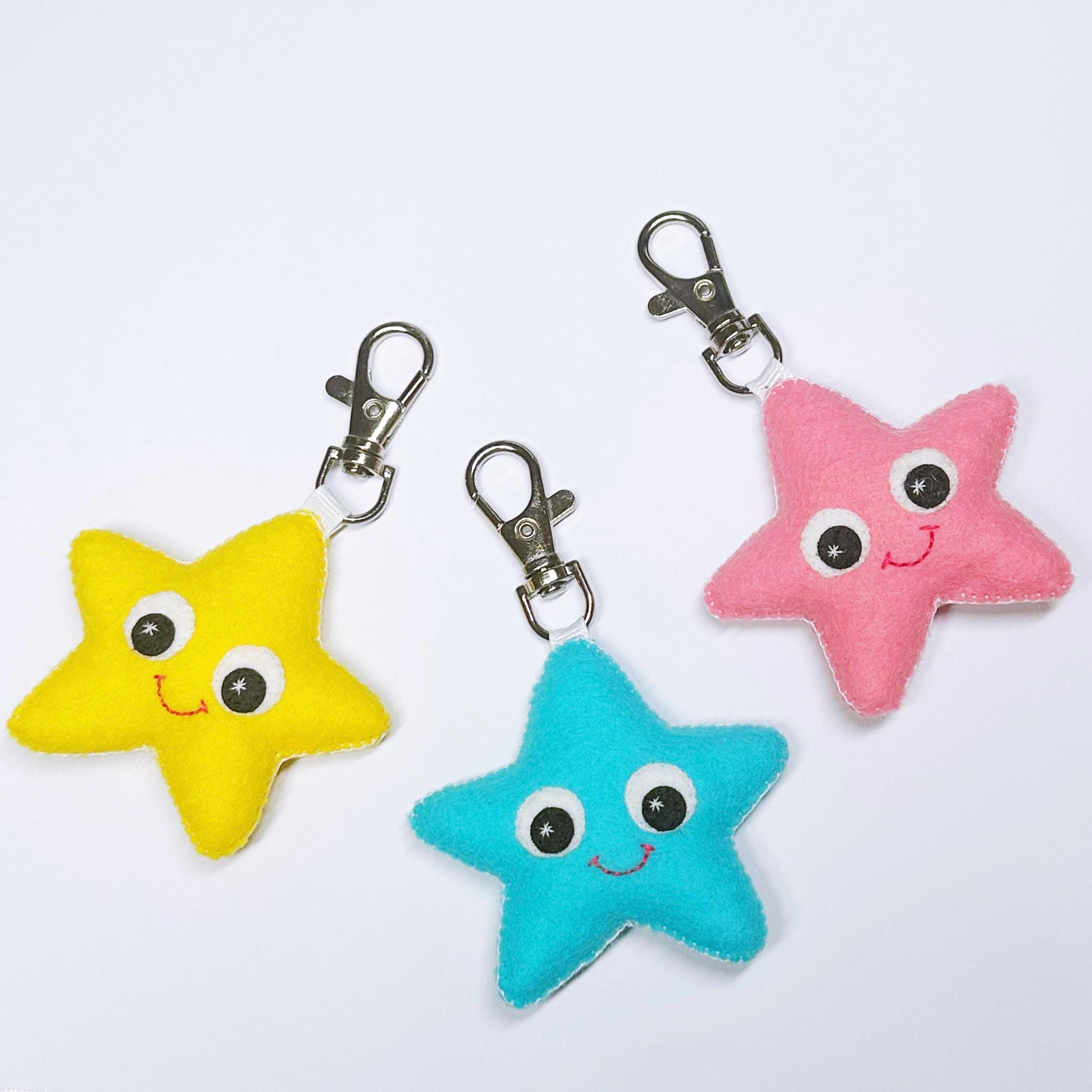 Star Keychain - Cute Keychain - Bag Charm - Star Keyring - Starfish ...