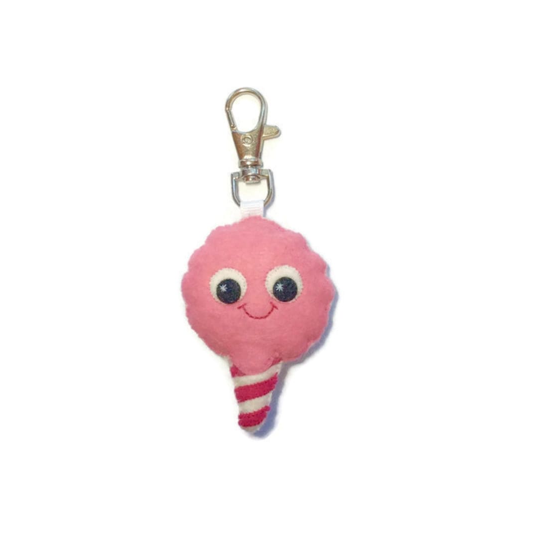 Cotton Candy Charm - Cute Bag Charm - Cute Charm - Cotton Candy ...