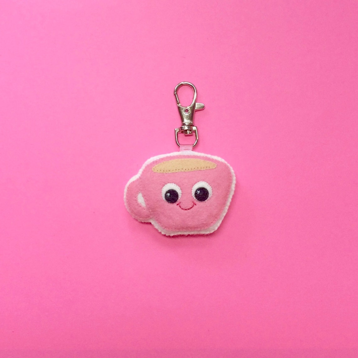 Teacup Keychain Tea Charm Coffee Keychain Tea Keyring - Etsy