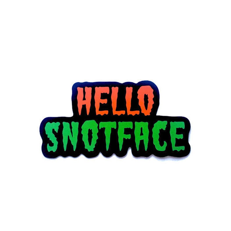 Drop Dead Fred - Drop Dead Fred Sticker - Snotface Sticker - Rik Mayall ...