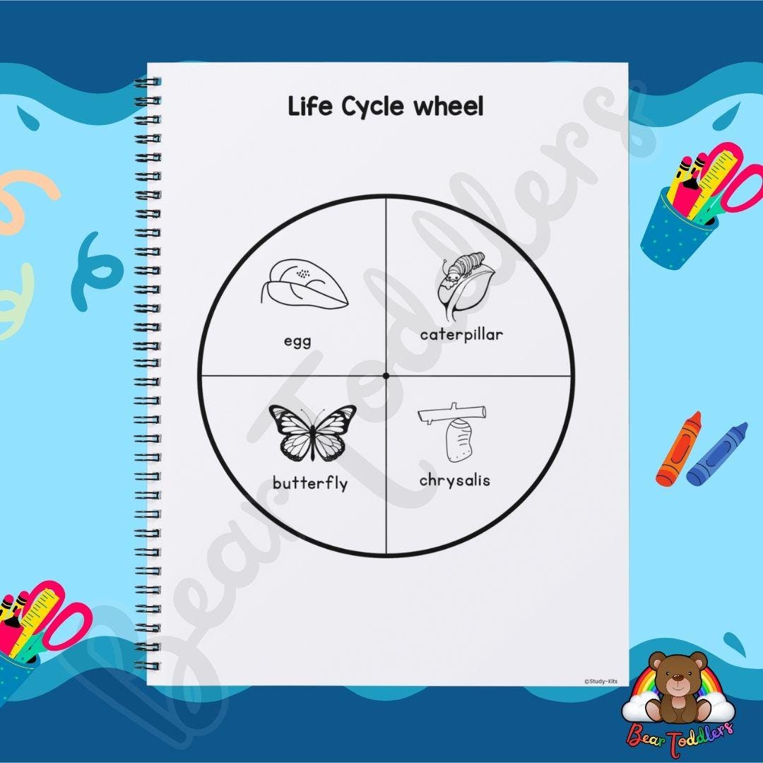 21 Butterfly Life Cycle Kids, Crossword Printable Pdf, Activity Book ...