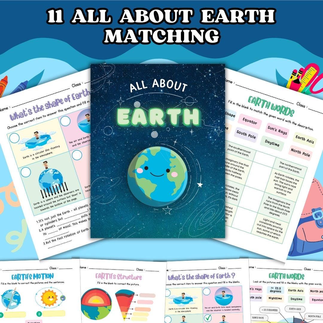 11 Earth Study Unit Homeschool, Earth Unit Study Page, Earth Anatomy ...