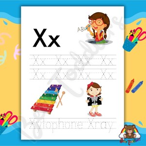 Printable Alphabet Trace Worksheets for Preschool ,letters for Kids ...