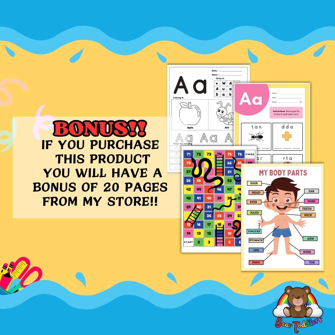 Handwriting Practice Pack, Handwriting Worksheet, Handwriting Practice ...