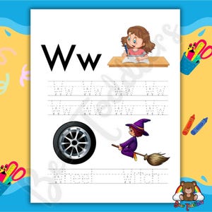 Printable Alphabet Trace Worksheets for Preschool ,letters for Kids ...