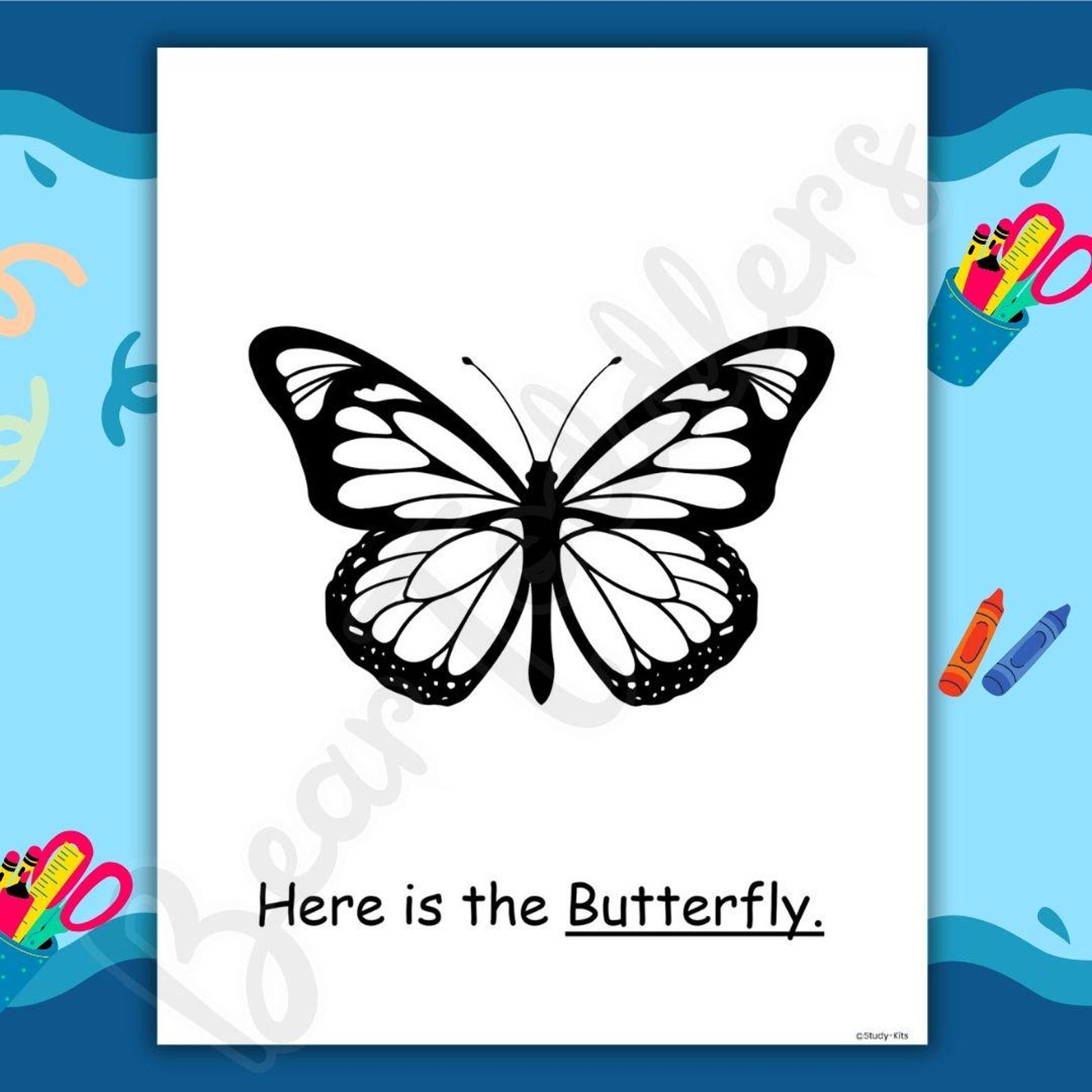 21 Butterfly Life Cycle Kids, Crossword Printable Pdf, Activity Book ...