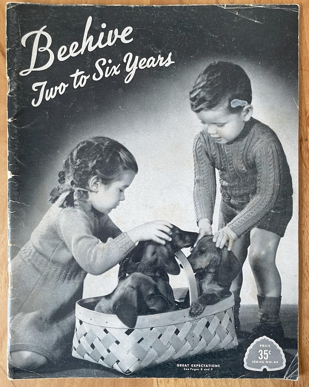 Vintage Knitting Pattern Book Beehive Two to Six Years No. 44, Vintage ...