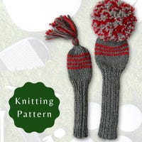 Golf Club Cover Knitting Pattern: Driver, Fairway, Hybrid (PDF Pattern ...