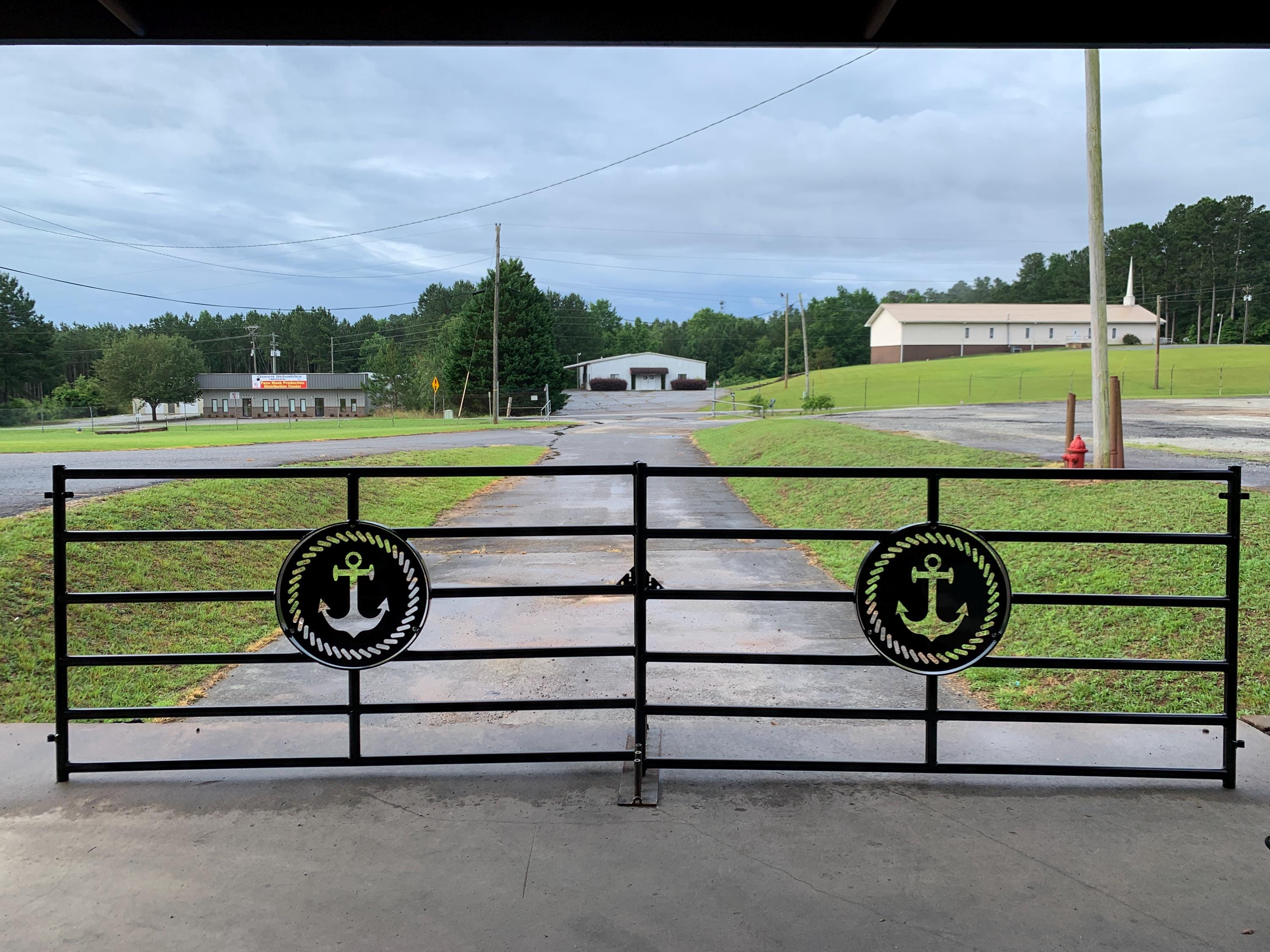 Anchor Design Gate Insert Custom Design Gate Gate Insert Farmhouse Gate ...