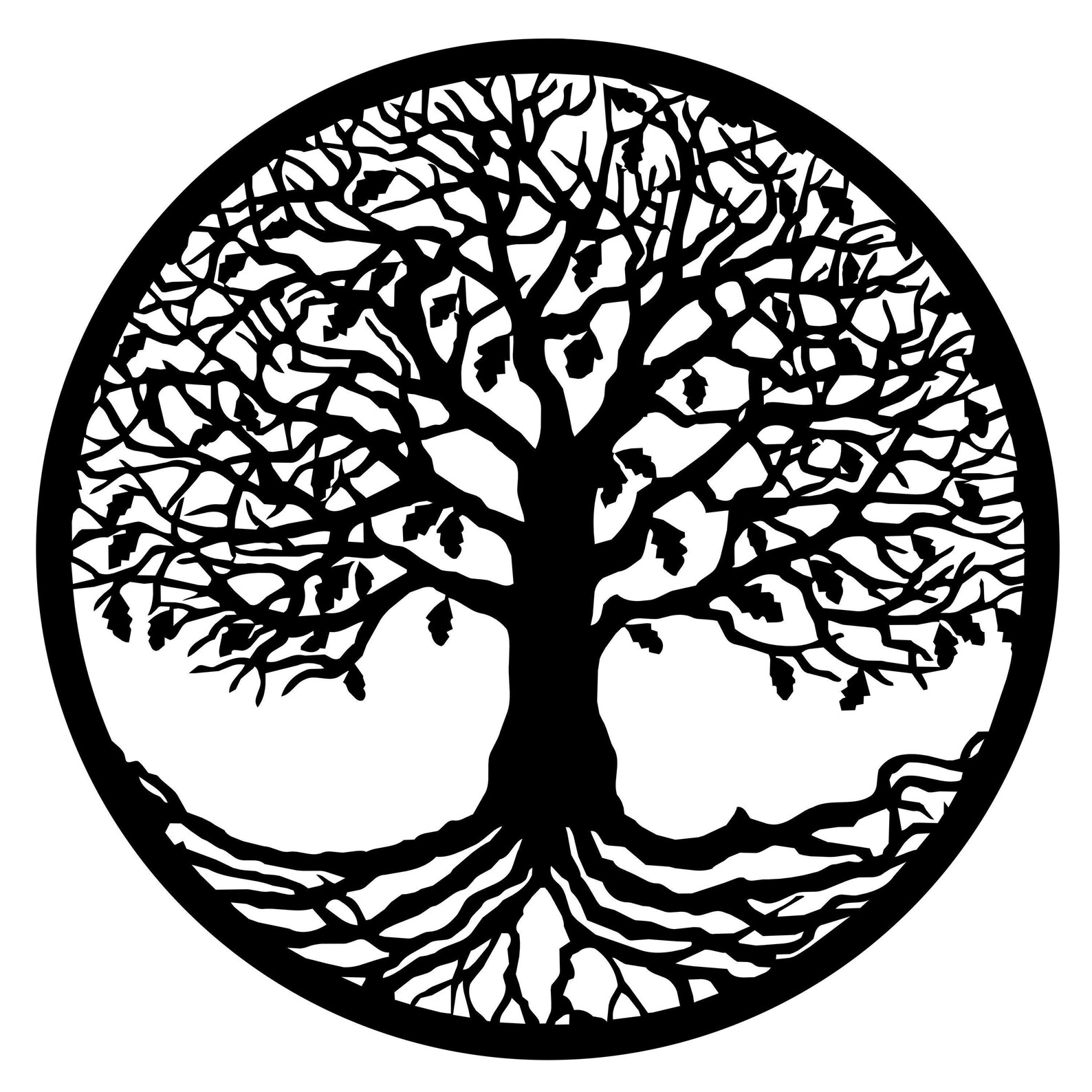 Tree of Life Design Custom Design Gate Personalized Sign Man Cave Metal ...