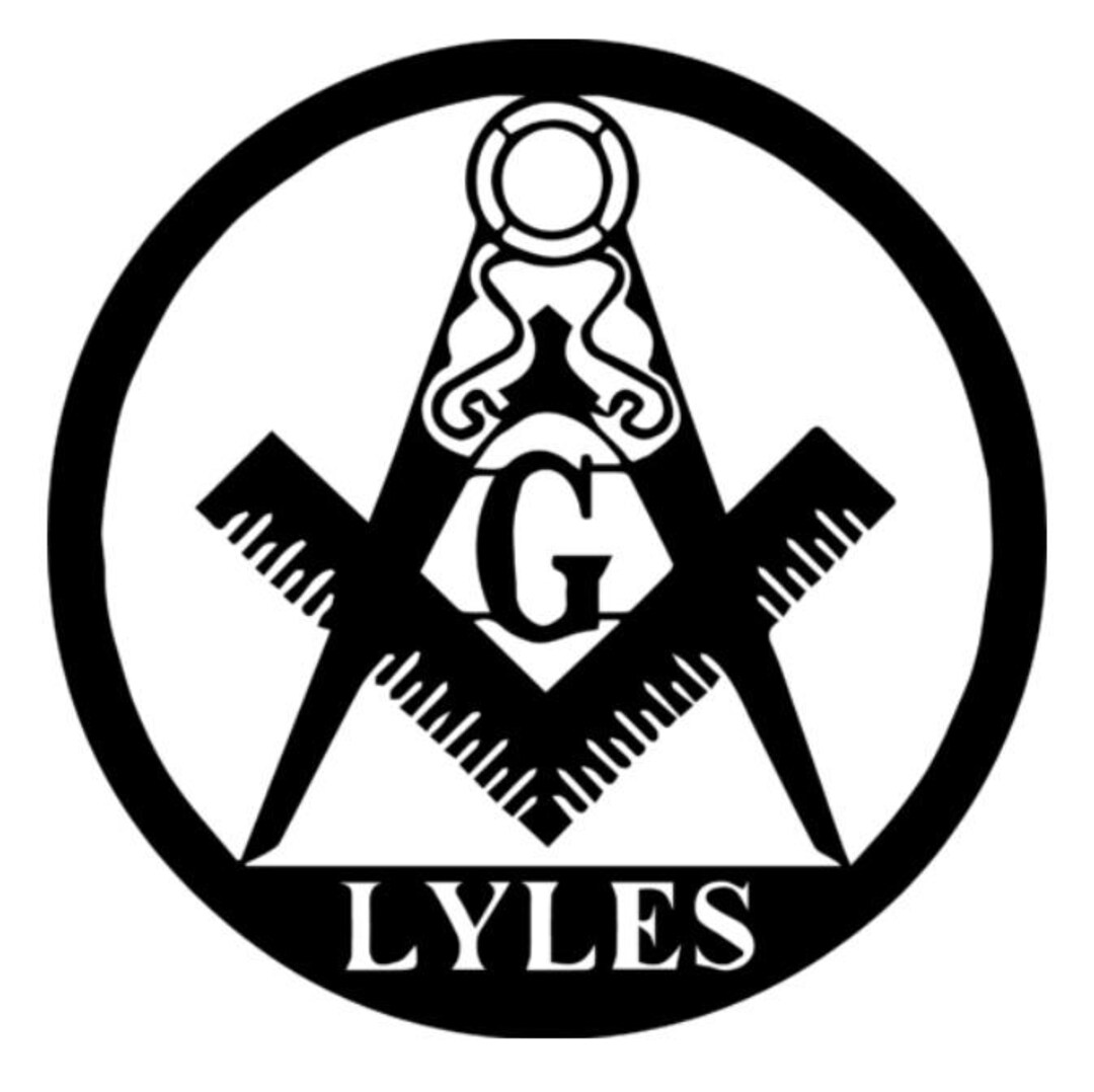 Masonic Custom Design Gate Freemasons Sign Secret Socity Man Cave Metal ...