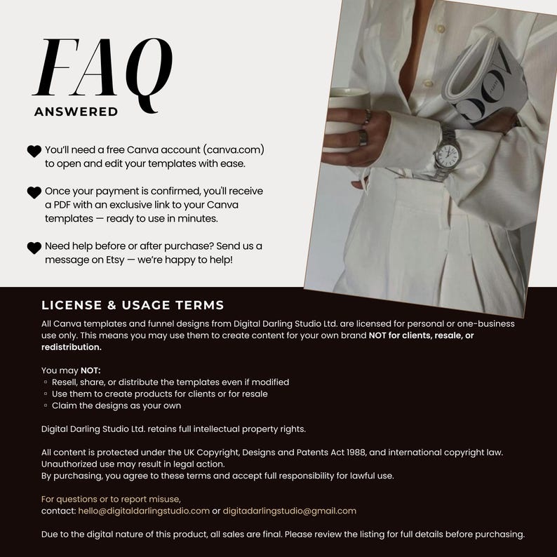 High-converting Canva Website Template (digital Dupe) | Sales Page ...