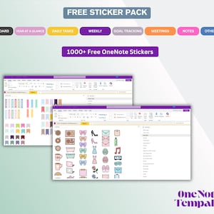 Project Management Onenote Templates Pack, Digital Business Planner ...
