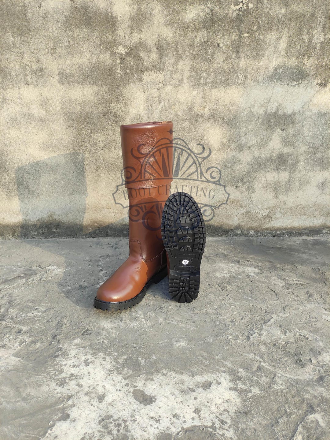 Handmade Riding Medieval Leather Long Boot. Riding Boot, Leather Long ...