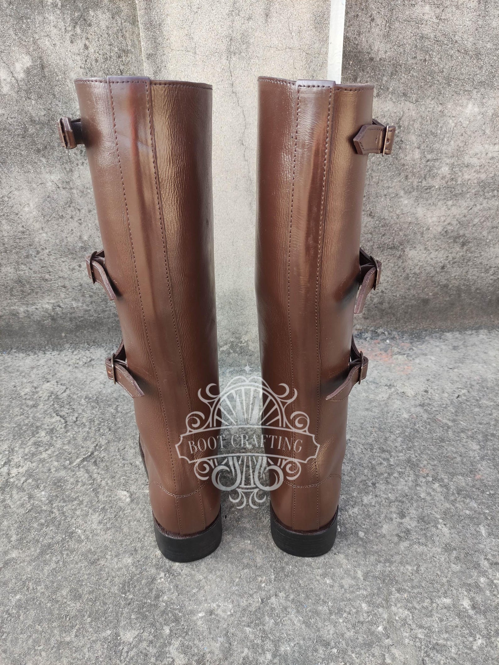 Handmade US M40 Cavalry Officer Boot With 3 Buckles. Boot, Leather Boot ...