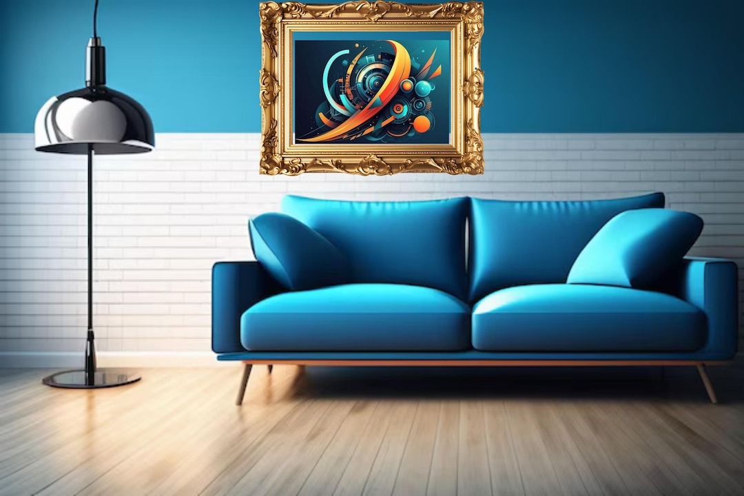 Technology Artwork Digital Wall Art Print Technology Artwork Office ...