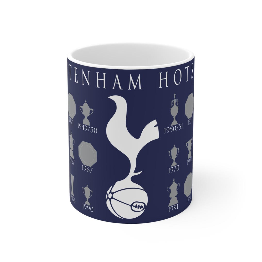 Tottenham Hotspur Trophies Collection & Cockerel Mug Blue - Etsy