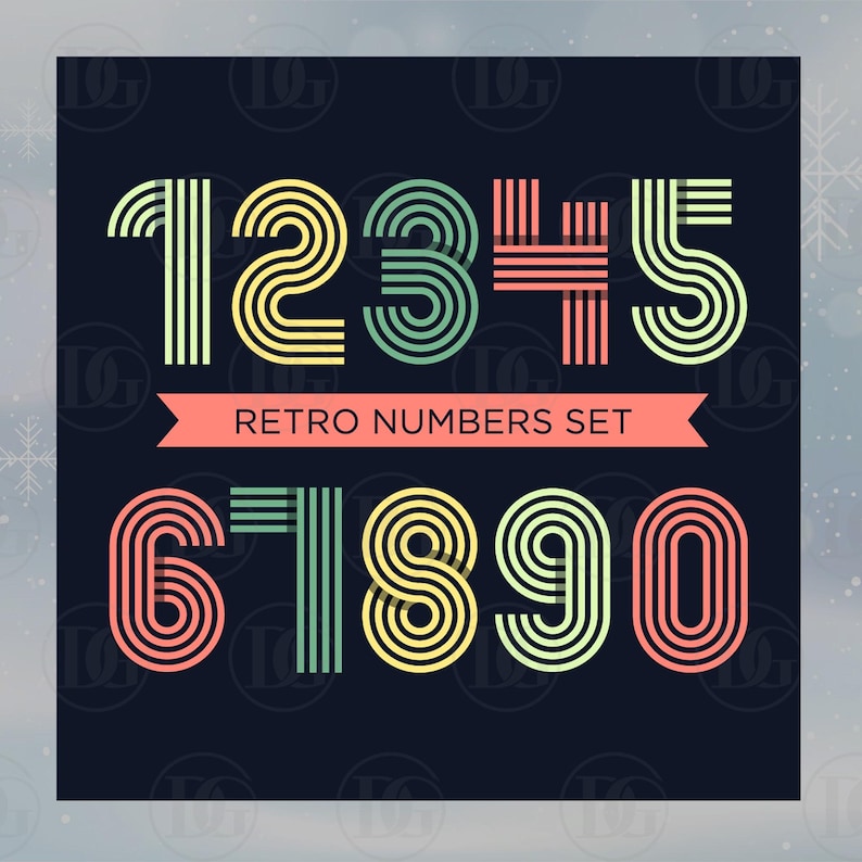 Numbers SVG Bundle, Numeral Numbers Svg, Counting Numbers Svg, Number ...