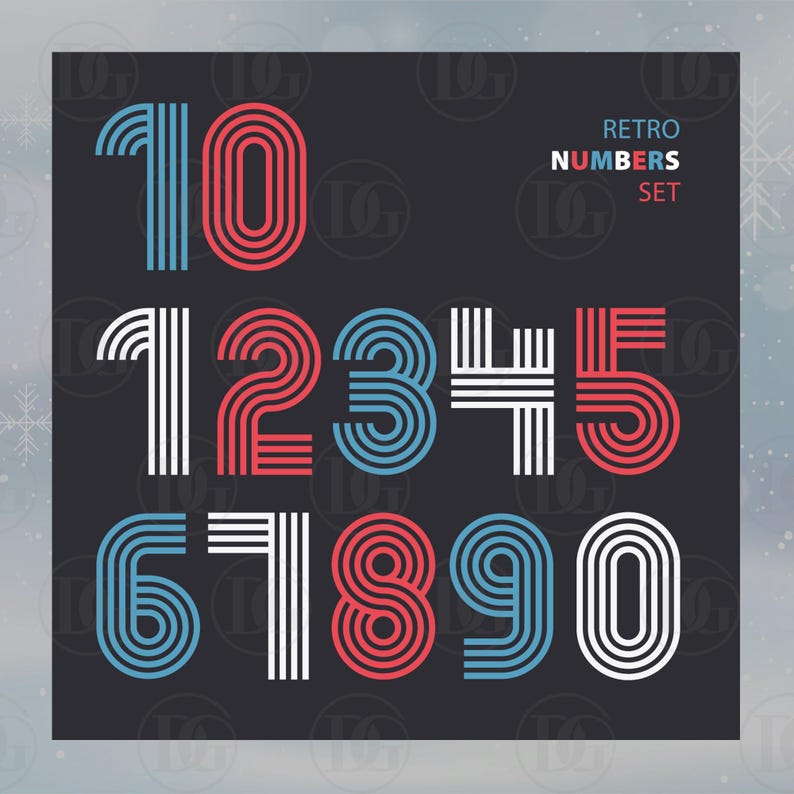 Numbers SVG Bundle, Numeral Numbers Svg, Counting Numbers Svg, Number ...
