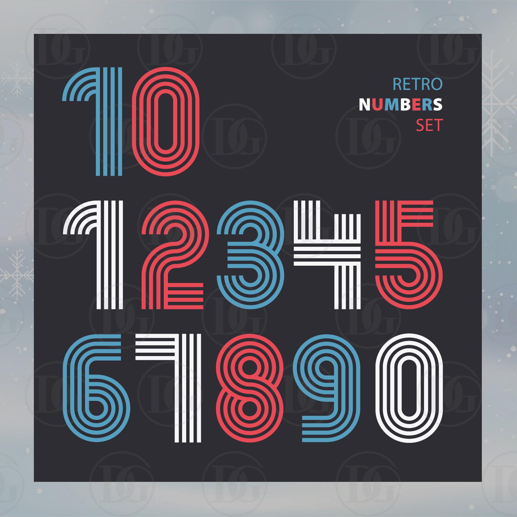 Numbers SVG Bundle, Numeral Numbers Svg, Counting Numbers Svg, Number ...