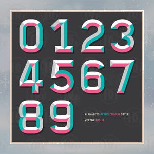 Numbers SVG Bundle, Numeral Numbers Svg, Counting Numbers Svg, Number ...