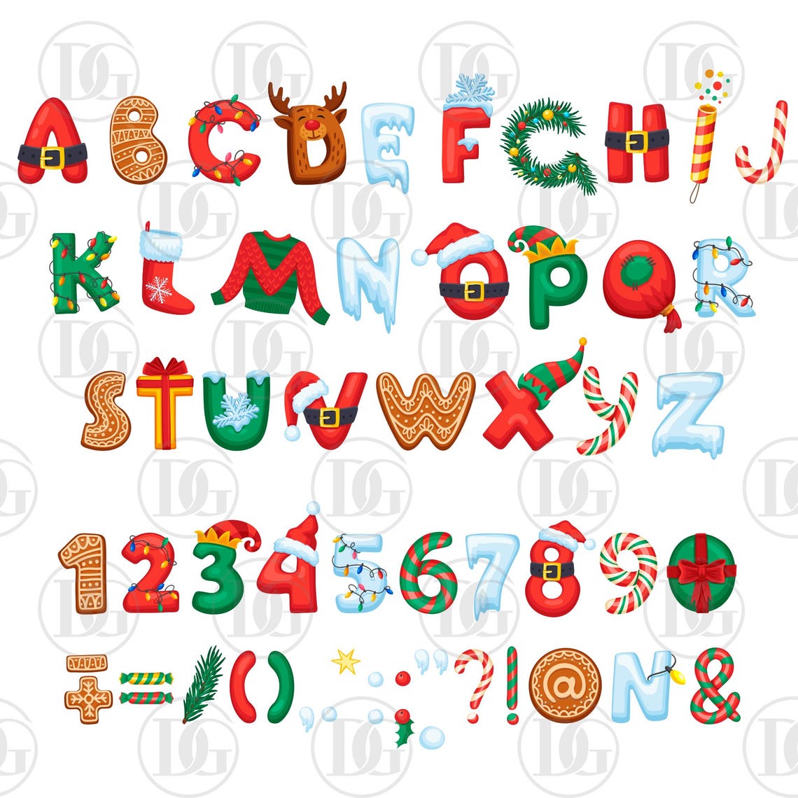 Christmas Font Bundle, Crafty Font Bundle, Farmhouse Font, Script Fonts ...