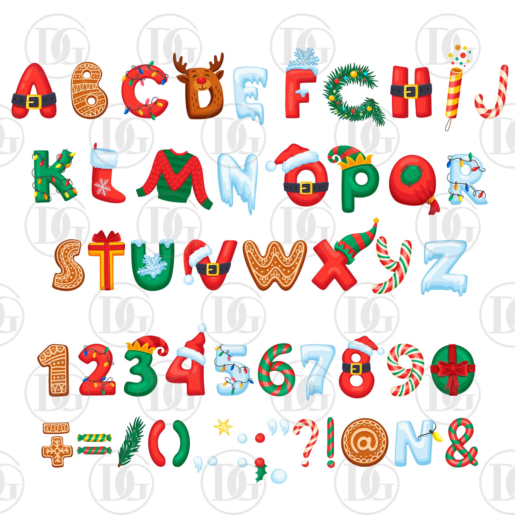 Christmas Font Bundle, Crafty Font Bundle, Farmhouse Font, Script Fonts ...