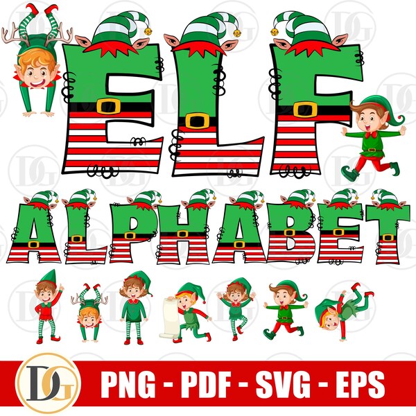 Elf on Shelf Font - Etsy