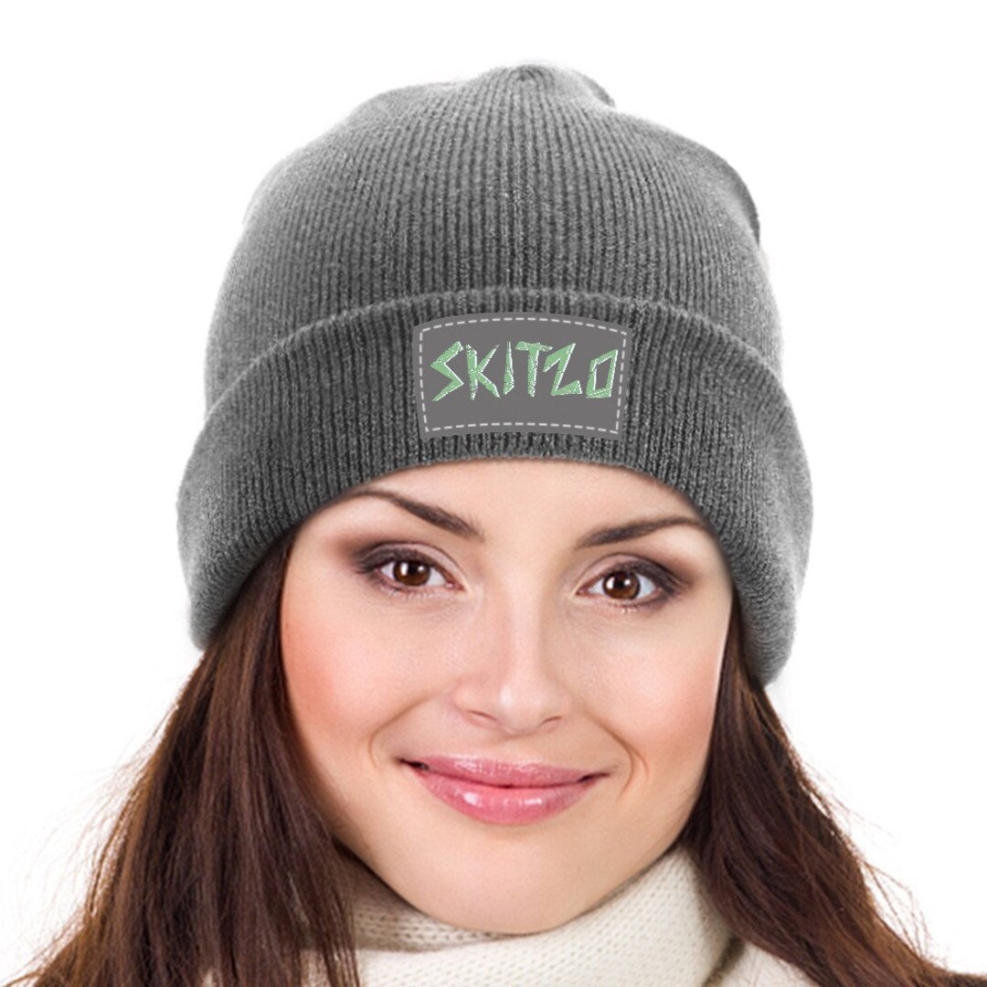 Knitted Cap Print Your Logo & Image, Beanie - Etsy