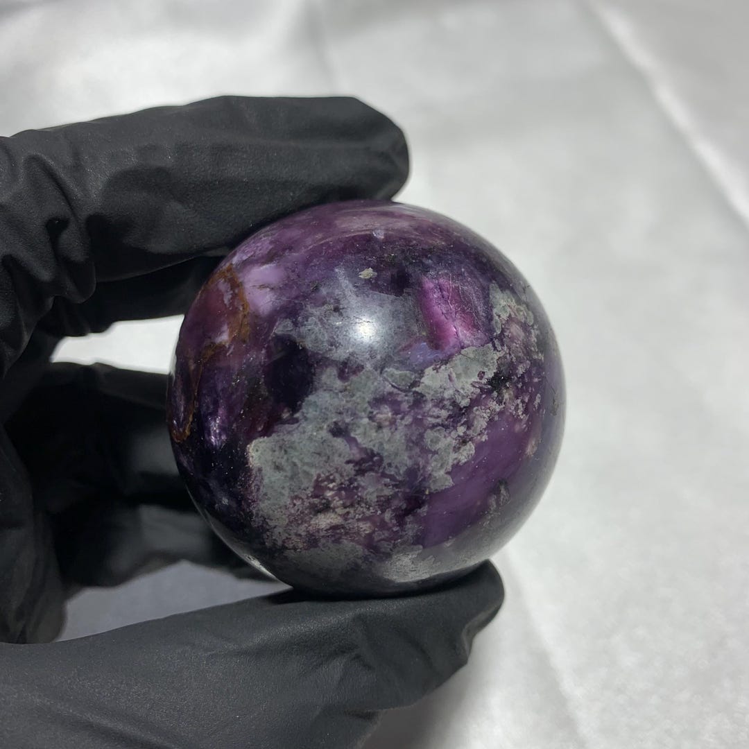 4.4cm 190g Lepidolite Spheres Crystal Sphere, Natural Crystal, Home ...