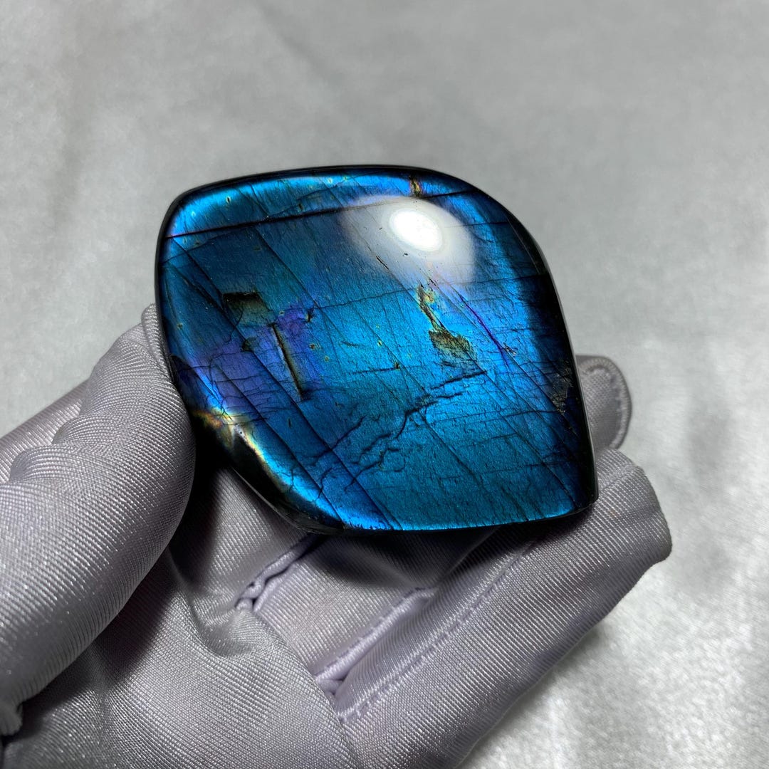Rare Color Labradorite Freeform Natural Crystal Labradorite Mineral ...