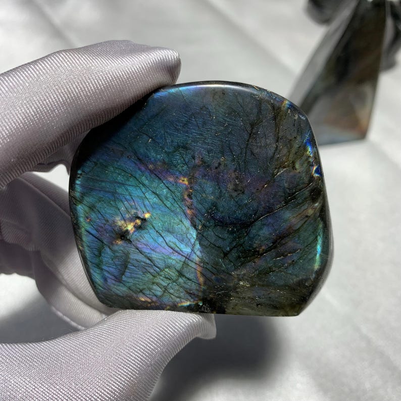 152g Top Quality Purple Labradorite Freeform, Full Flash, Strong Flash ...