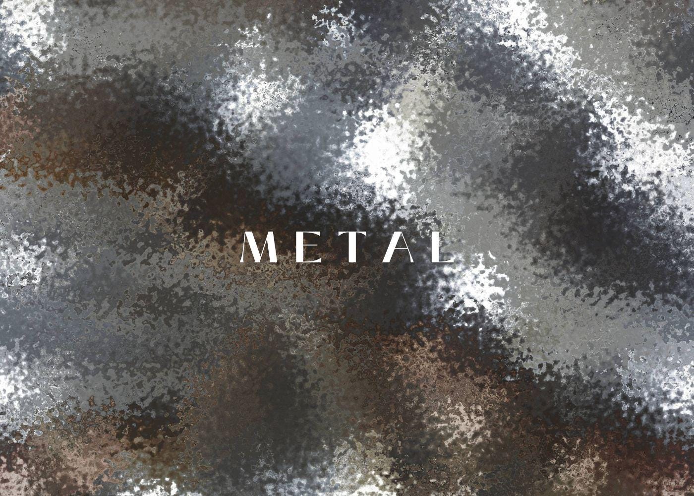 Silver Foil Metallic Texture Digital Paper, Metallic Papers, Silver ...