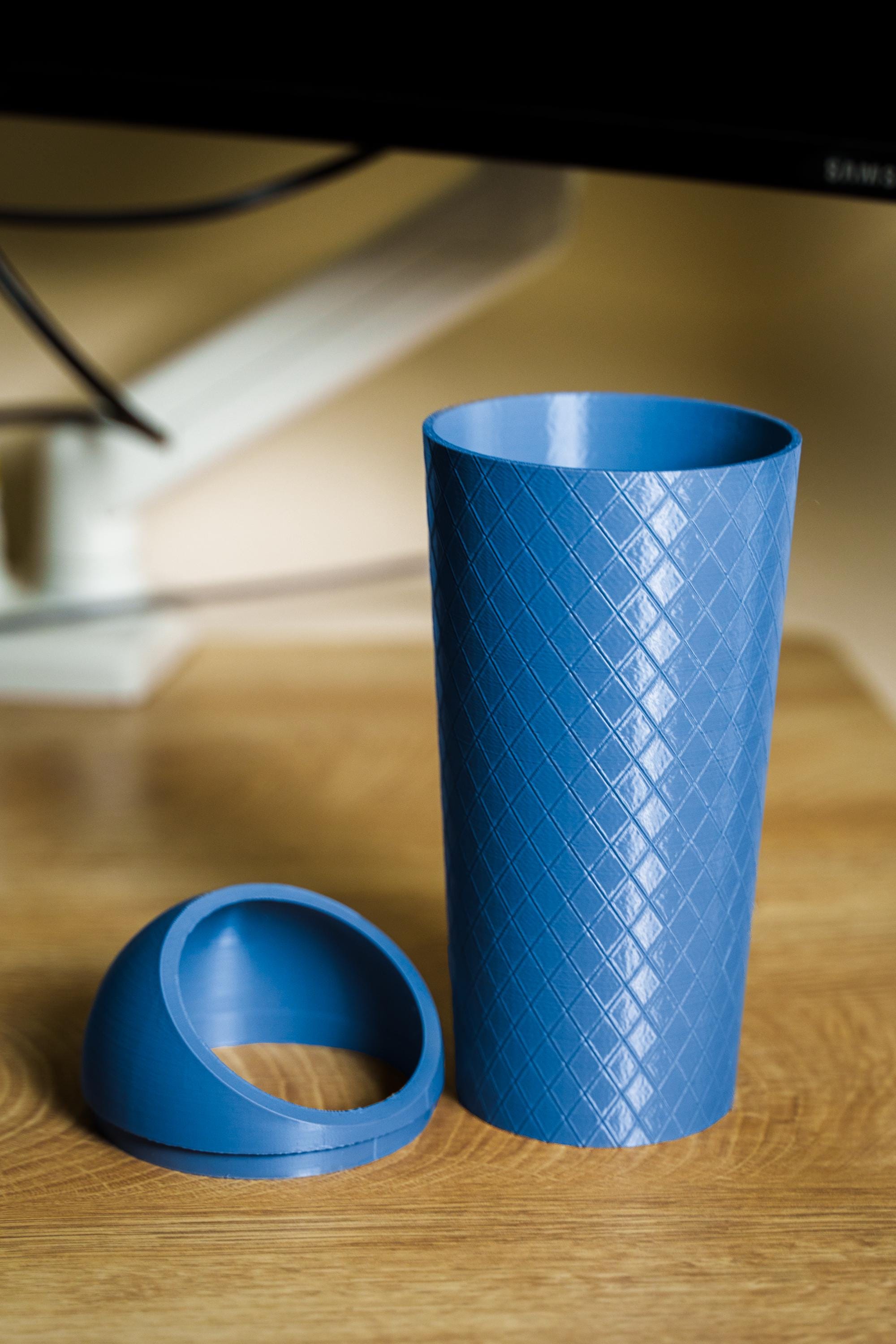 Desktop Trash Can Small Desk Garbage Bin for Office, Home & Craft Use ...