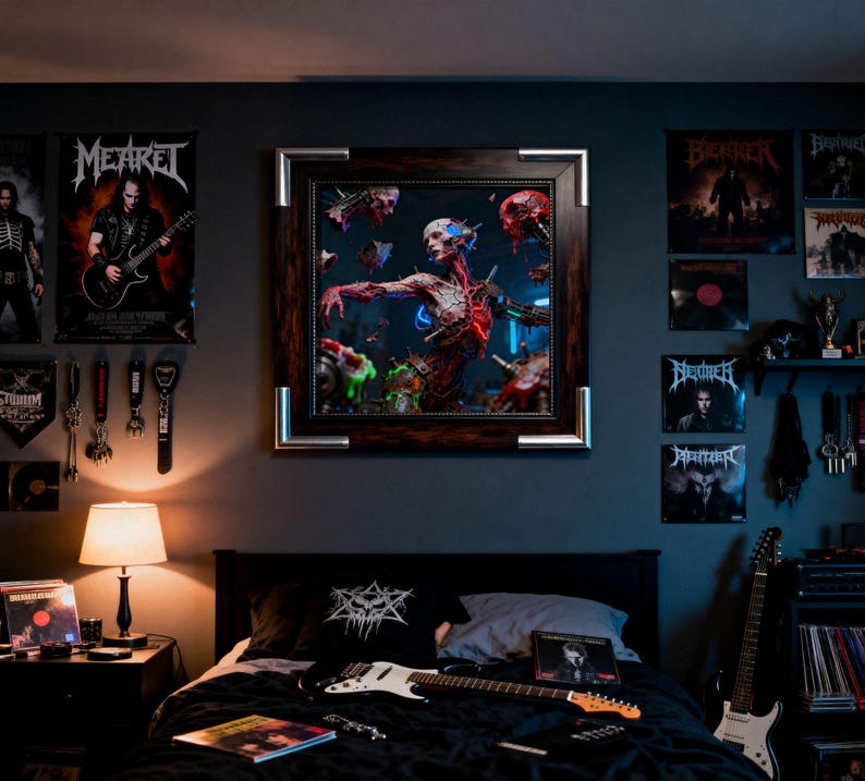 Overclocked Flesh – Cybernetic Body Horror Art | Biomechanical Horror ...