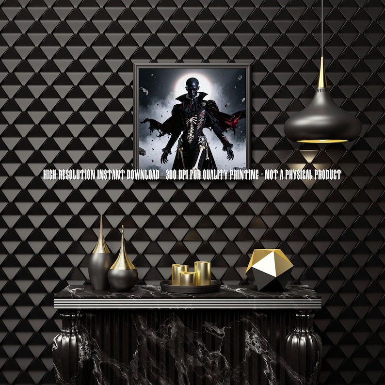 The Bone Regent – Gothic Horror Art | Dark Fantasy | Undead Noble ...