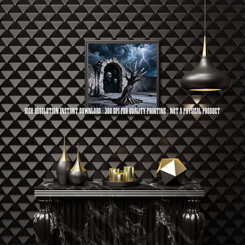 The Bone Gate – Gothic Horror Art | Dark Fantasy | Macabre Gothic ...