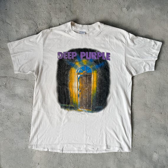 Rare Vintage 1987 Deep Purple Tour T-Shirt Extra Large - Gem