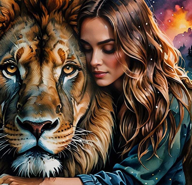 Alpha | Ultra HD | Digital Printable Artwork | Lion Wall Art | Instant ...